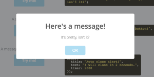 SweetAlert.js als alert() Alternative – Schöne Fehlermeldungen mit ...