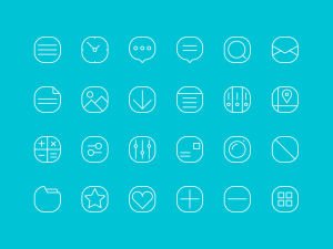 5 kostenlose Flat-Line Icon-Sets (über 12.000 Icons)