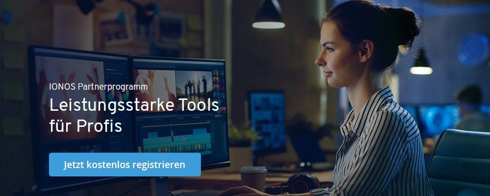 Das IONOS Partnerprogramm